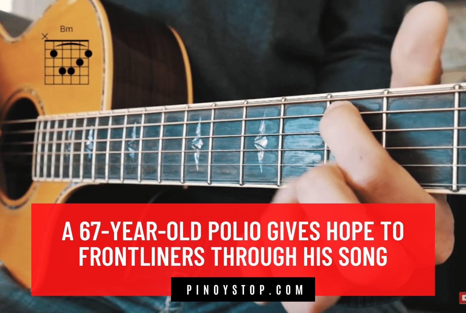 WATCH: A 67-year-old Polio Gives Hope To Frontliners Through His Song ...